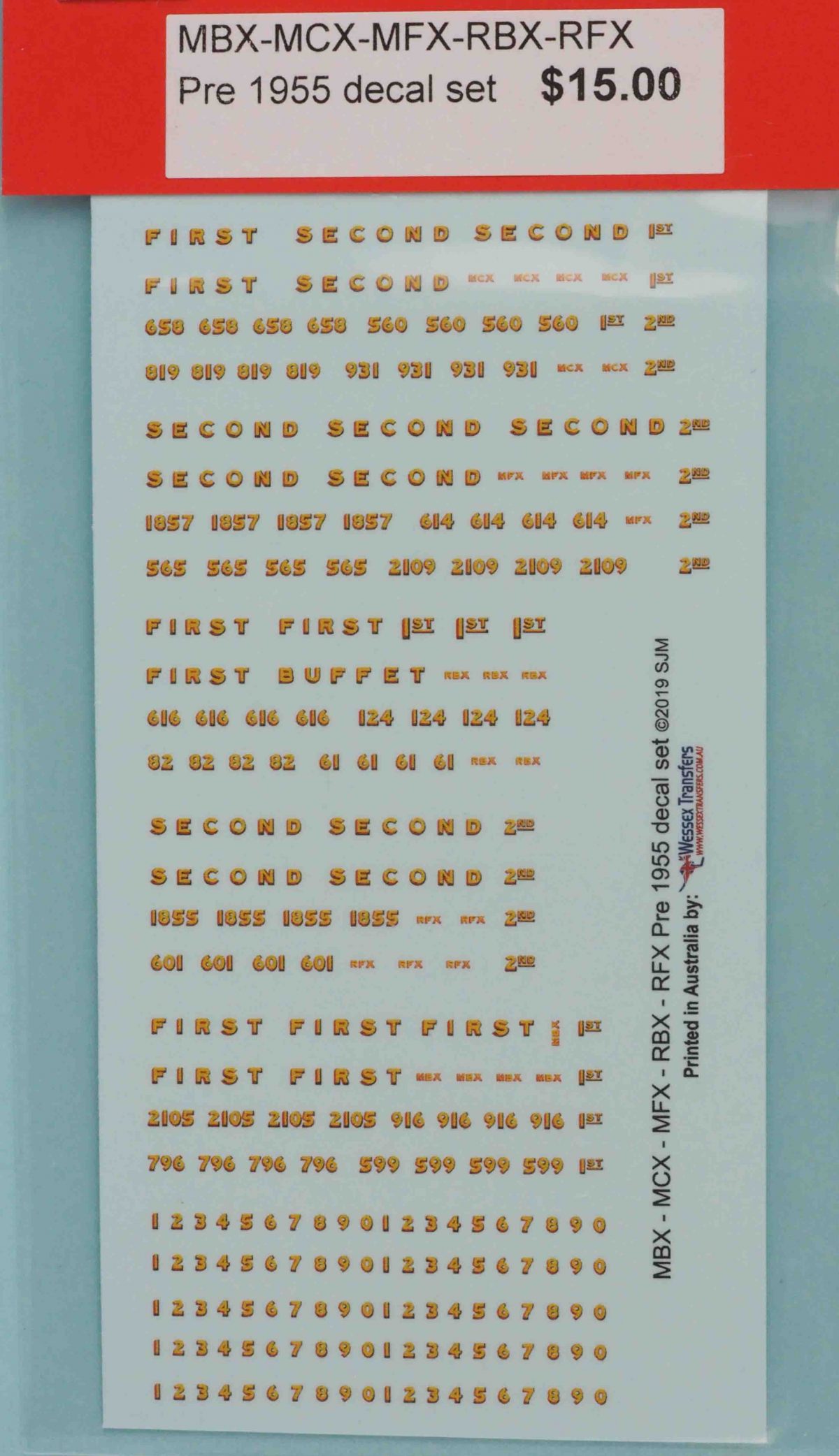 MBX-MCX-MFX-RBX-RFX pre 1955 decal set – Stephen Johnson Models