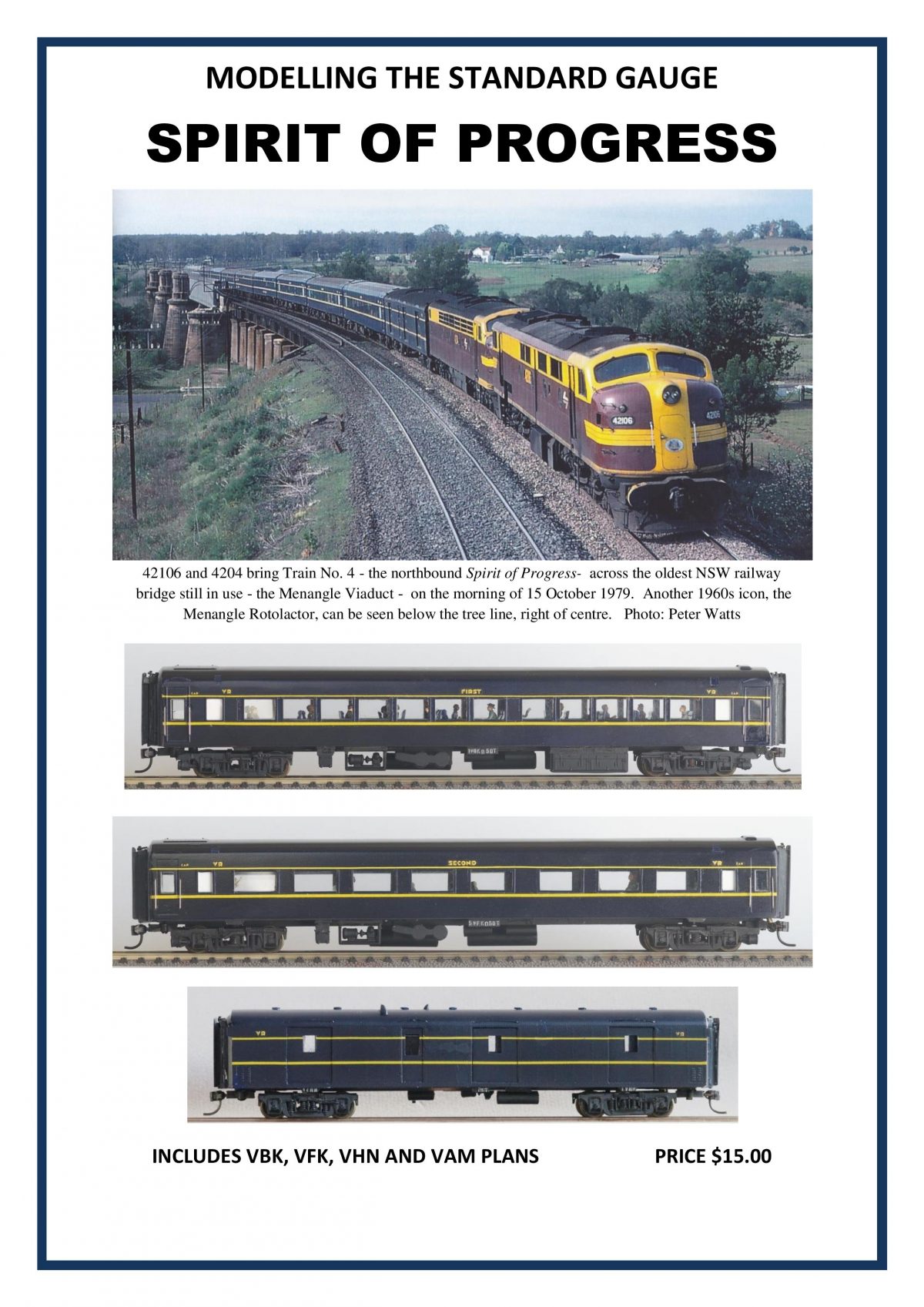 Modelling the standard gauge Spirit of Progress – Stephen Johnson Models