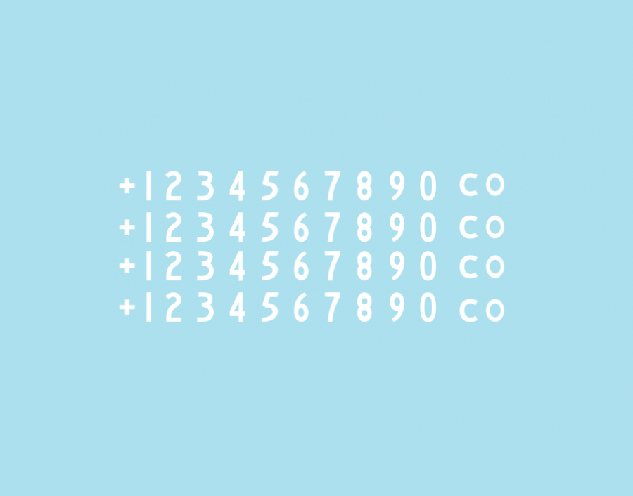 White loco buffer number decals – Stephen Johnson Models