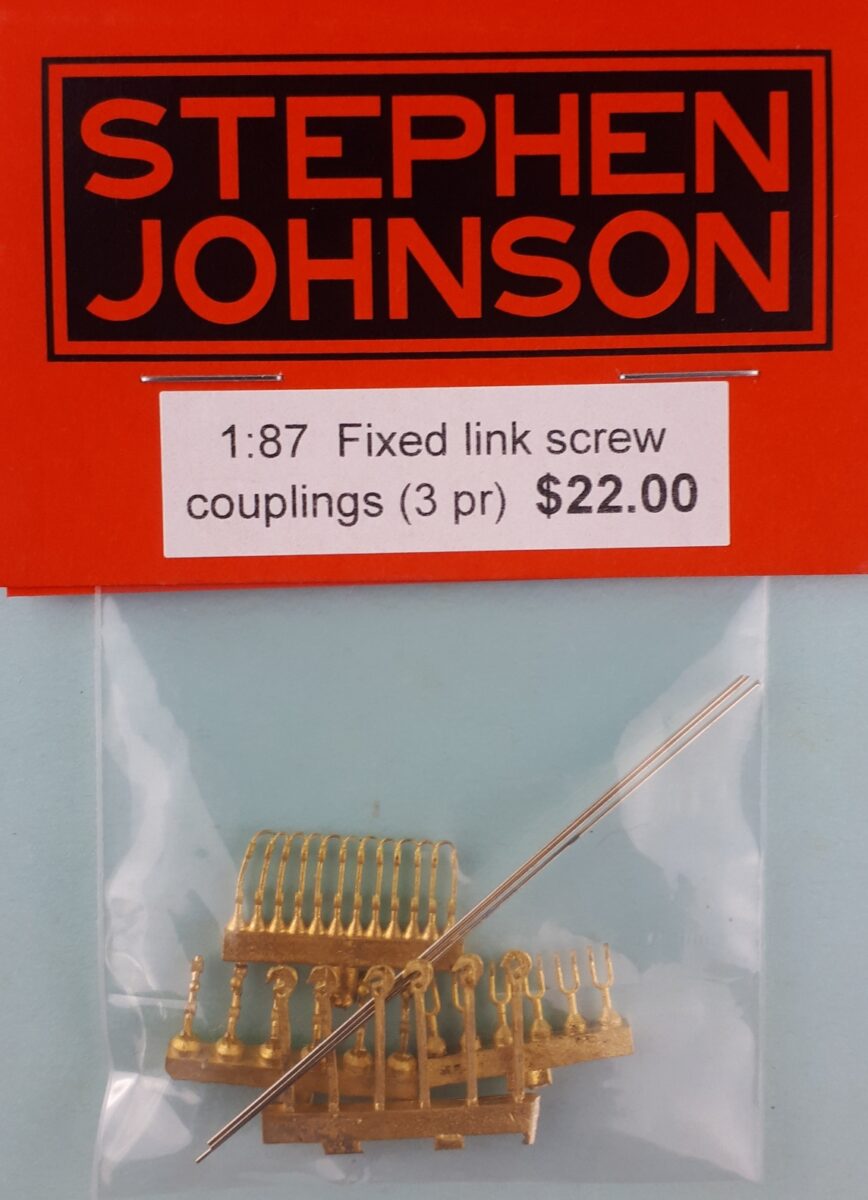Fixed link screw coupler (Three pack) – Stephen Johnson Models
