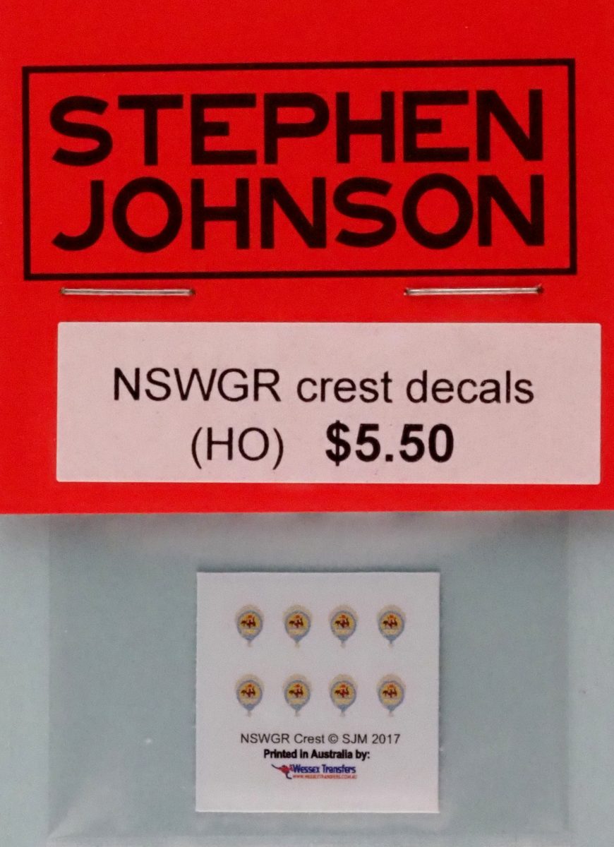 NSWGR crest decals – Stephen Johnson Models