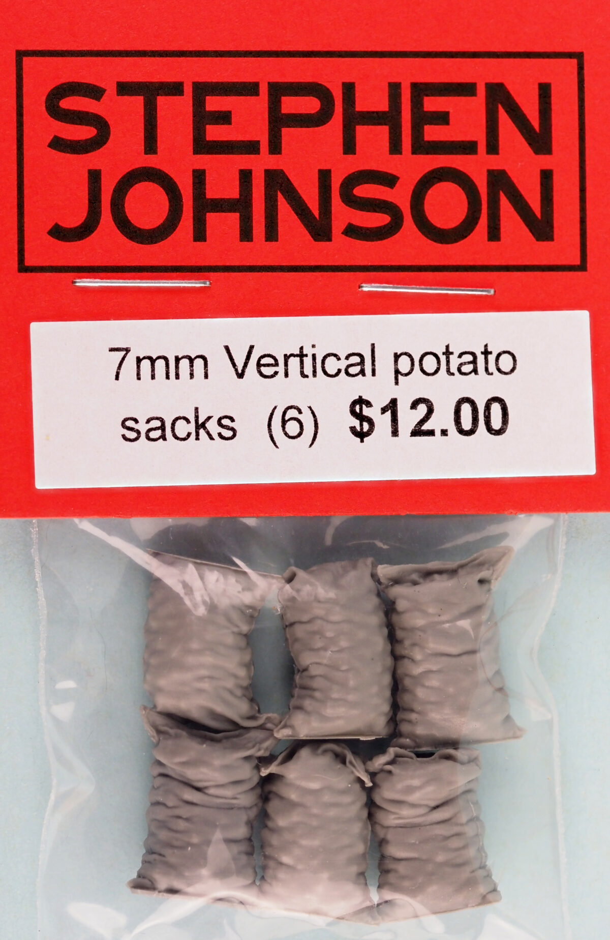 7mm vertical potato sacks (6) – Stephen Johnson Models